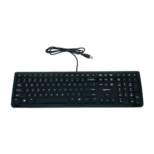 Amazon Basics Wired USB Keyboard - A Grade - ido.lk