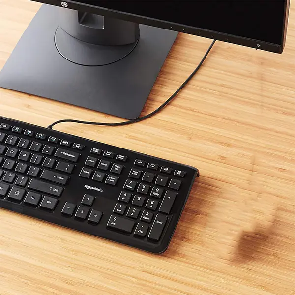 Amazon Basics Wired USB Keyboard - A Grade - ido.lk