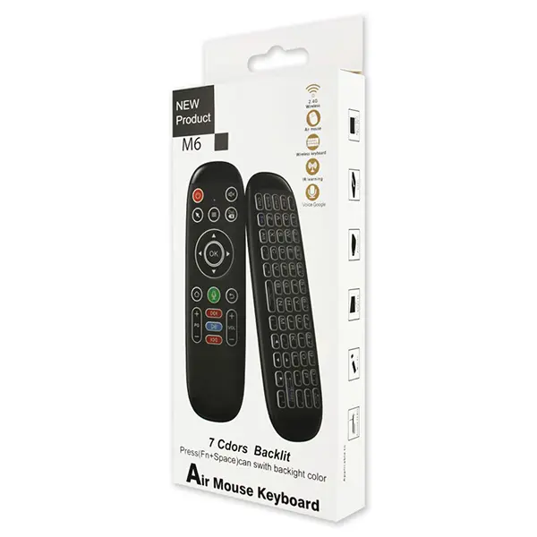 M6 Air Mouse Wireless Keyboard Remote Control - ido.lk