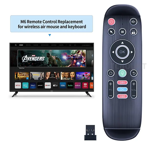 M6 Air Mouse Wireless Keyboard Remote Control - ido.lk