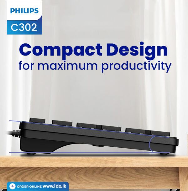 Philips USB Wired Keyboard K302 - ido.lk