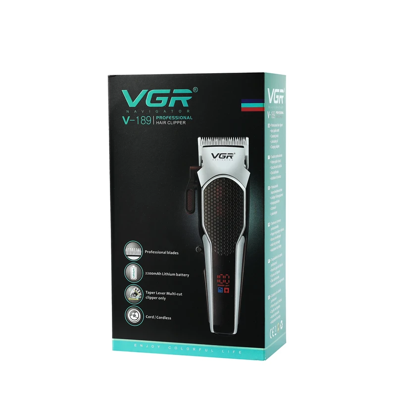 VGR V-189 Professional Rechargeable Hair Trimmer - ido.lk