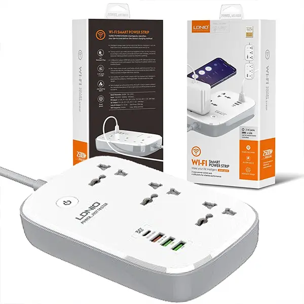 LDNIO 3 Outlets WiFi Smart Power Strip SCW3451 2M - ido.lk