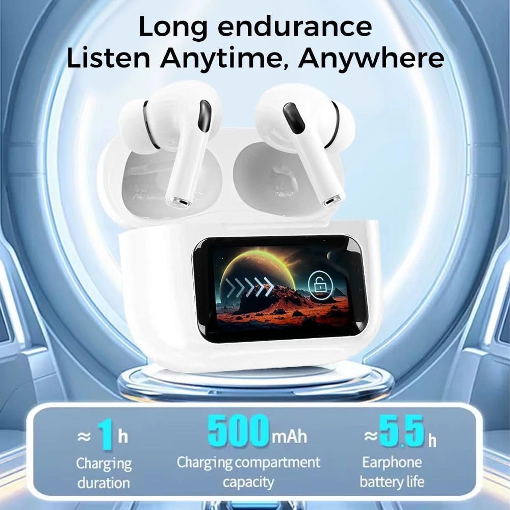 Z50 Pro Ear Buds Touch Screen Control with Noise Cancellation - ido.lk