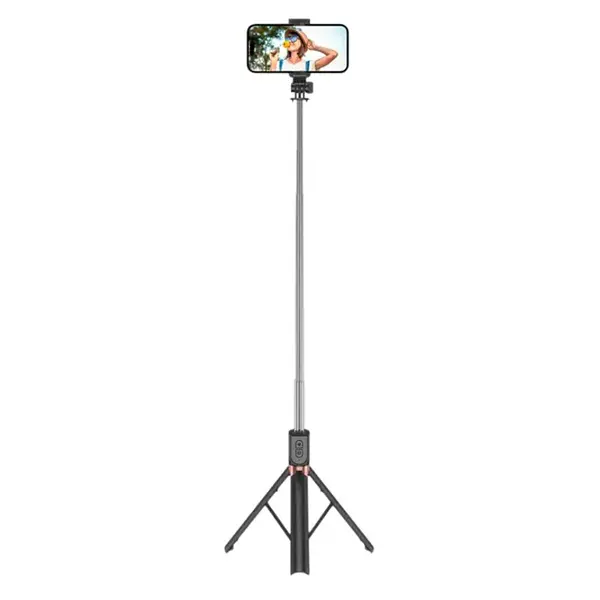 Bluetooth Selfie Stick with Remote Control PLOKAMA Live-K9 1.7M - ido.lk