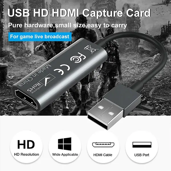 Video Capture Card 4K USB 3.0 HDMI to USB - ido.lk