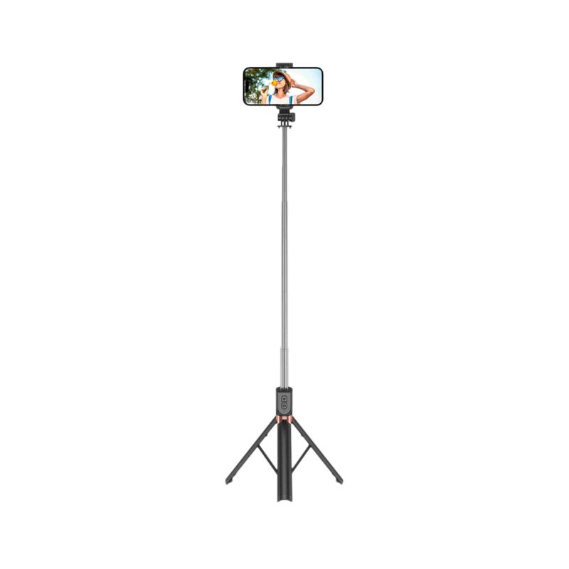 Bluetooth Selfie Stick with Remote Control PLOKAMA Live-K9 1.7M - ido.lk
