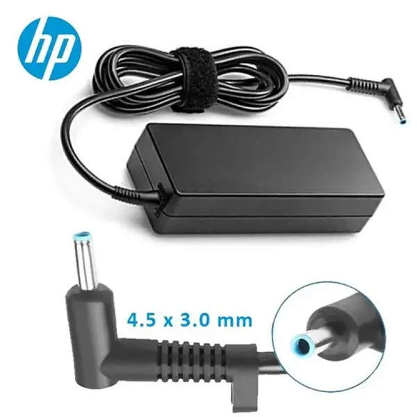 HP Laptop Charger Power Adapter HP 19.5V 3.33A Blue Pin 65W - ido.lk