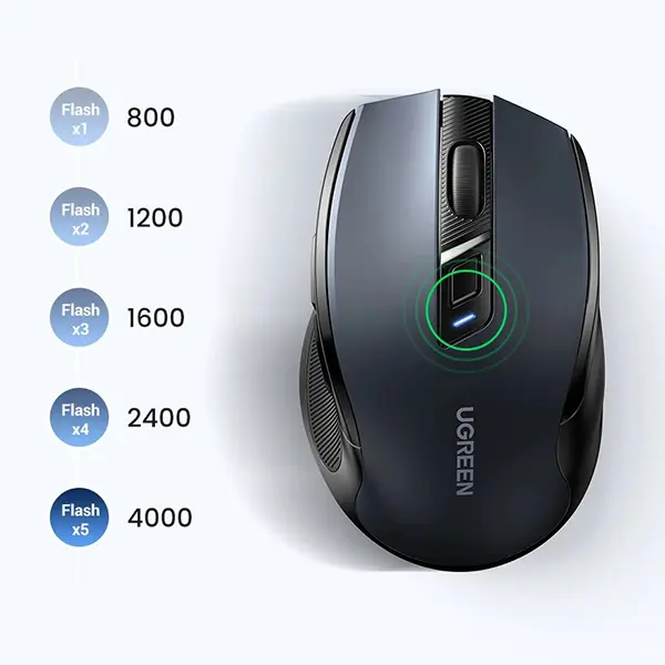 Ugreen Ergonomic Wireless Mouse 90545 MU006 - ido.lk