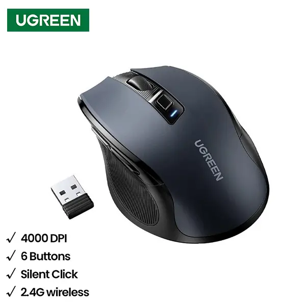Ugreen Ergonomic Wireless Mouse 90545 MU006 - ido.lk