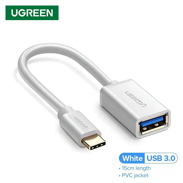 Ugreen USB Type C Male to USB 3.0 Female OTG Cable - ido.lk