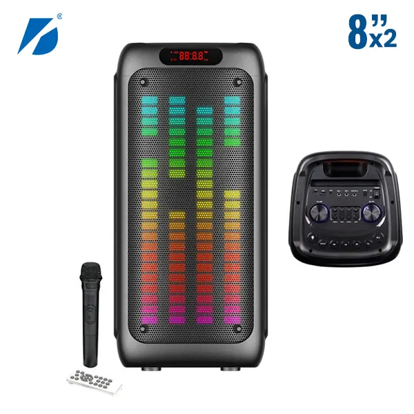 KTS 1755 Bluetooth Karaoke Speaker with Wireless Mic - ido.lk