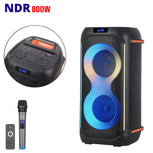 NDR 610 Bluetooth Party Speaker 800W With Wireless Mic - ido.lk