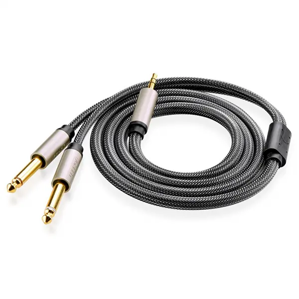 UGREEN 3.5mm to Dual 6.35mm Stereo Audio Cable 2M 10615 - ido.lk