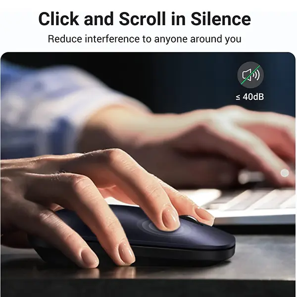 UGREEN Slim Silent Wireless Mouse 4000 DPI 90372 - ido.lk