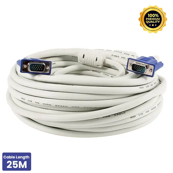 VGA Cable 25M Male to Male - ido.lk
