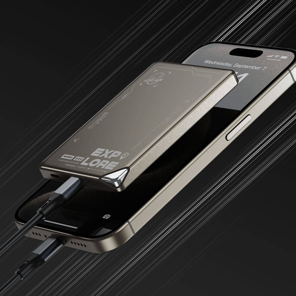 Wiwu Wi-P020 Ultra-Thin Magsafe Powerbank 15W 10000mAh - ido.lk