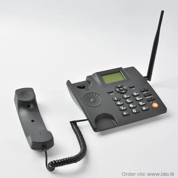 DLNA Dual SIM Land Phone ZT600S GSM Desk Phone - ido.lk