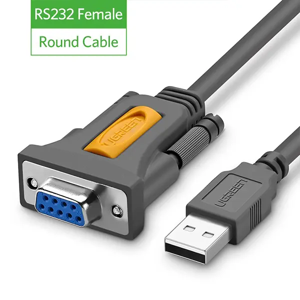 UGREEN USB TO DB9 RS-232 Female adapter Cable 1.5 - ido.lk