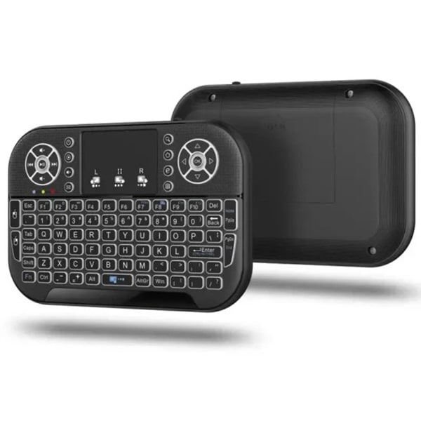 Mini Bluetooth Keyboard with Touchpad + 2.4GHz Backlit Keyboard - ido.lk