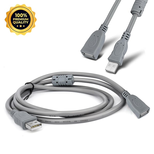 USB 2.0 Male to Female Extension Cable 1.5M 3M 5M 10M - ido.lk