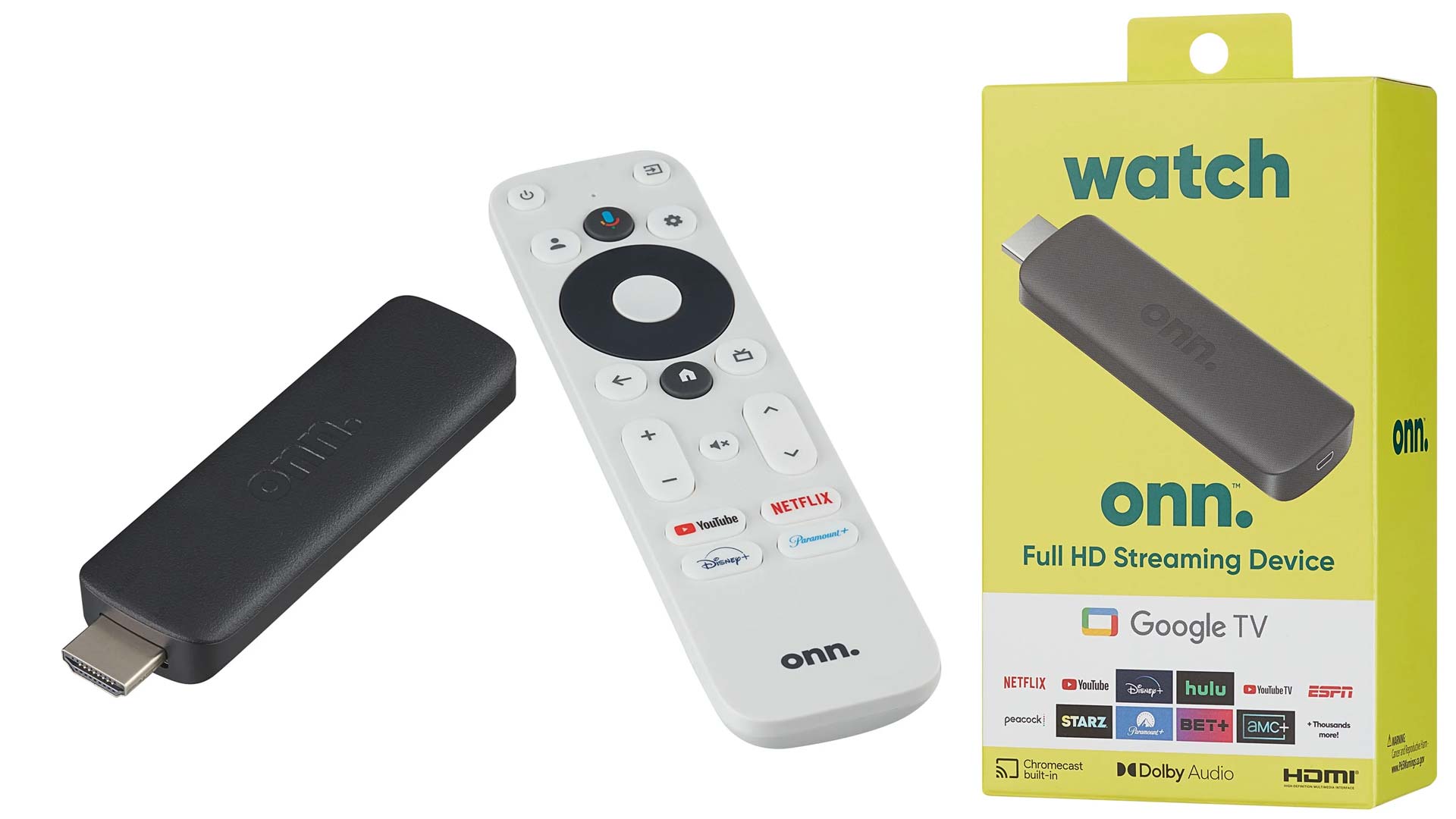 onn. Android TV Stick Google TV Full HD Streaming Device - ido.lk
