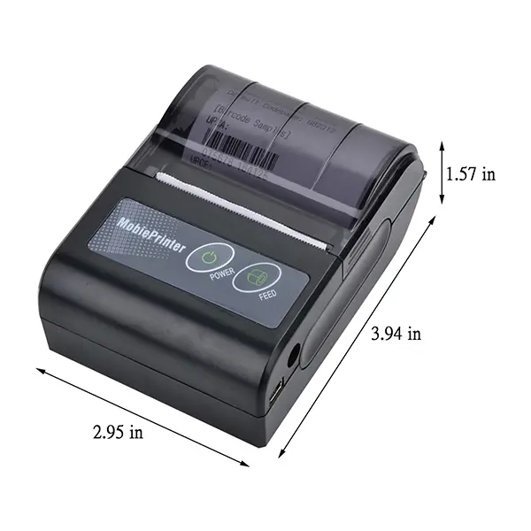 Mini Bluetooth Thermal Printer Portable Receipt Printing Machine - ido.lk