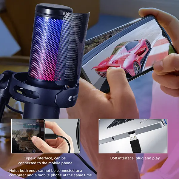 USB Wired Condenser Recording Microphone YANMAI GM7 - ido.lk