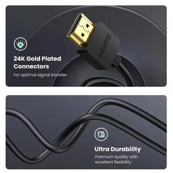 Ugreen Micro HDMI to HDMI Cable 3M 30104 - ido.lk