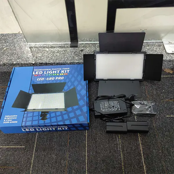 40W Portable LED Panel Photography Light LED-680 Pro - ido.lk