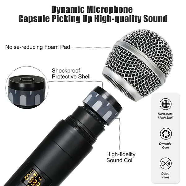 Wireless Rechargeable Handheld Microphone - ido.lk