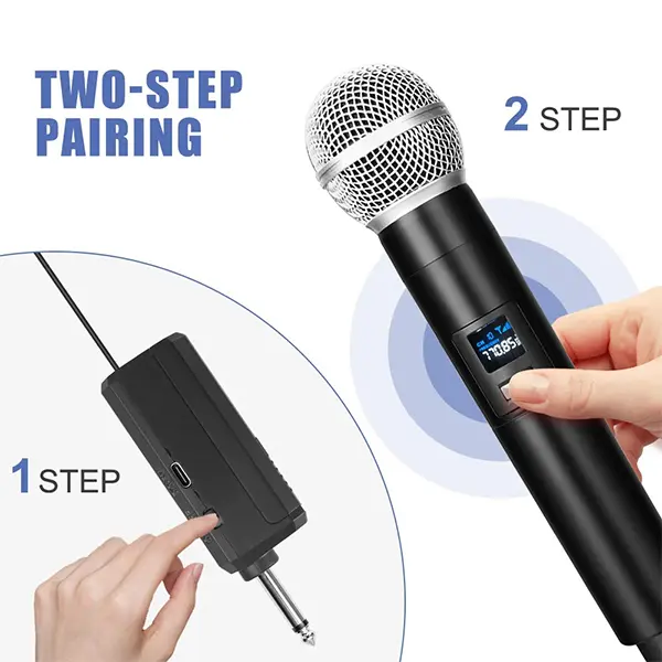 Wireless Rechargeable Handheld Microphone - ido.lk