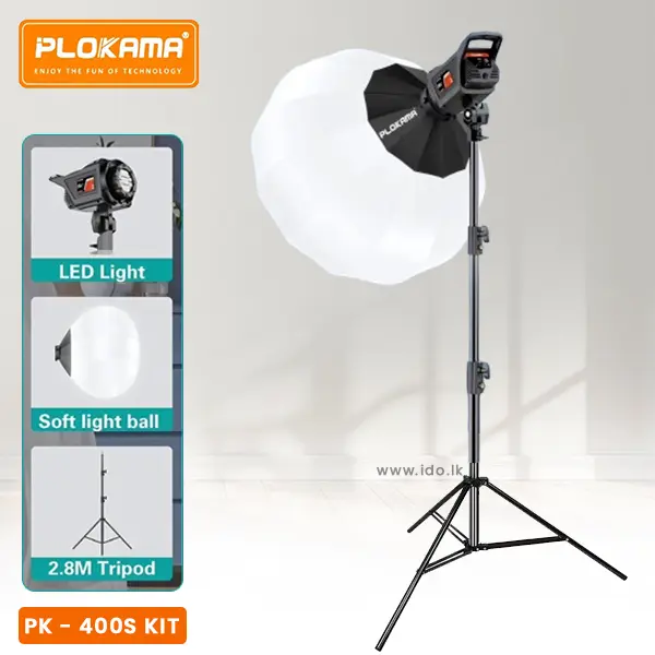 Plokama PK-400s Video Light kit for Photography - ido.lk