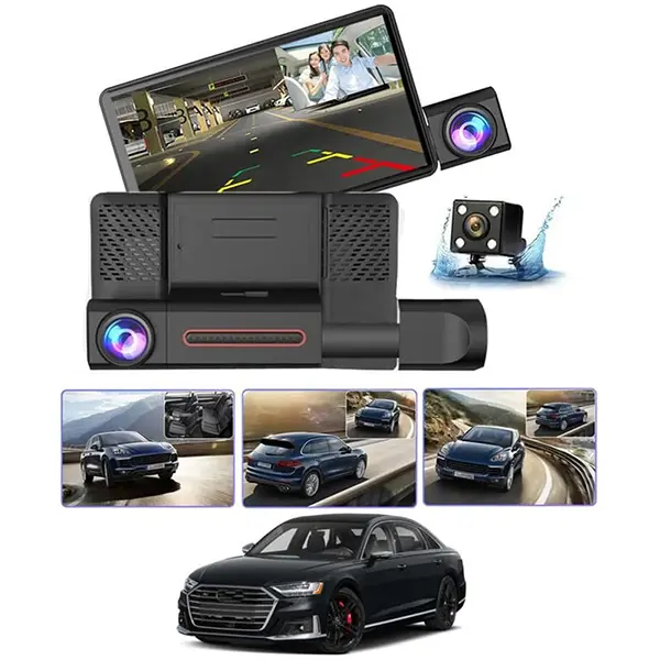 3 Lens Car Camera Full HD 1080P Car DVR - ido.lk