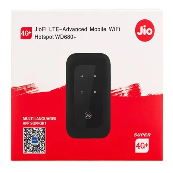 JIO 4G+ LTE Mobile WiFi Hotspot Portable Router MF680s - ido.lk