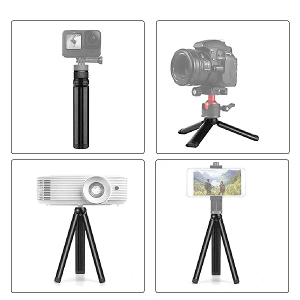 Mini Tripod Stand for Selfie Stick, Compact Desktop Tabletop Stand - ido.lk