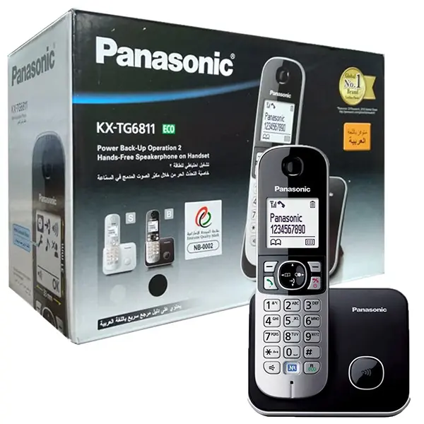 Panasonic KX-TG6811 Digital Cordless Phone - ido.lk