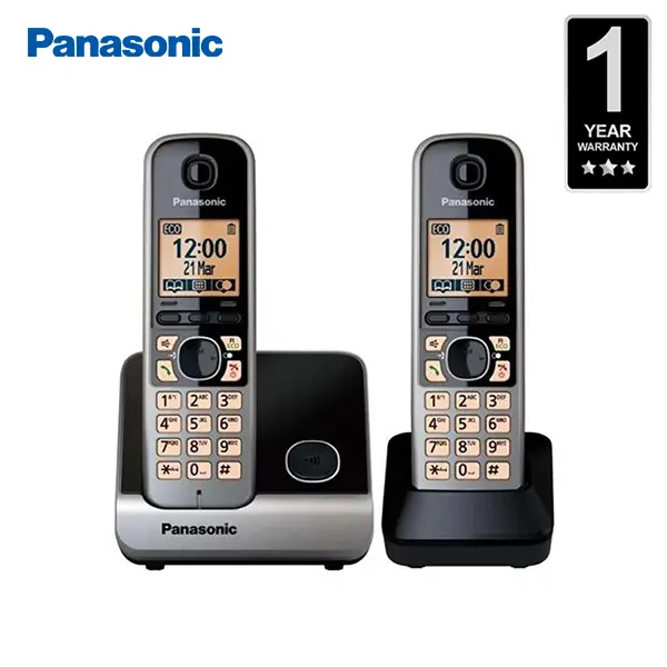 Panasonic KX TG6712 Dual Handset Cordless Phone - ido.lk