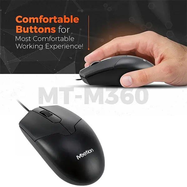 Meetion M360 USB Wired Mouse - ido.lk