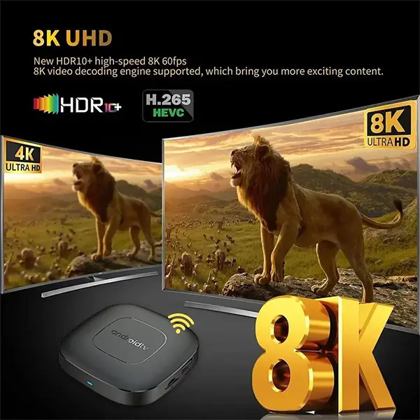 Mortal T1 Android TV Box Deluxe Edition Android 14.0 - ido.lk