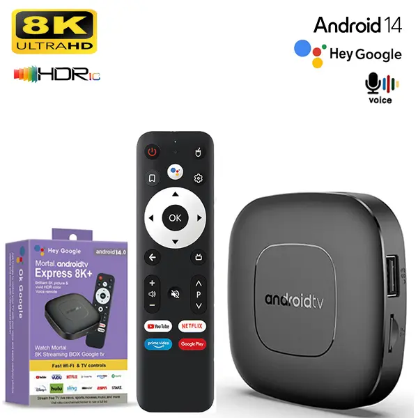 Mortal T1 Android TV Box Deluxe Edition Android 14.0 - ido.lk