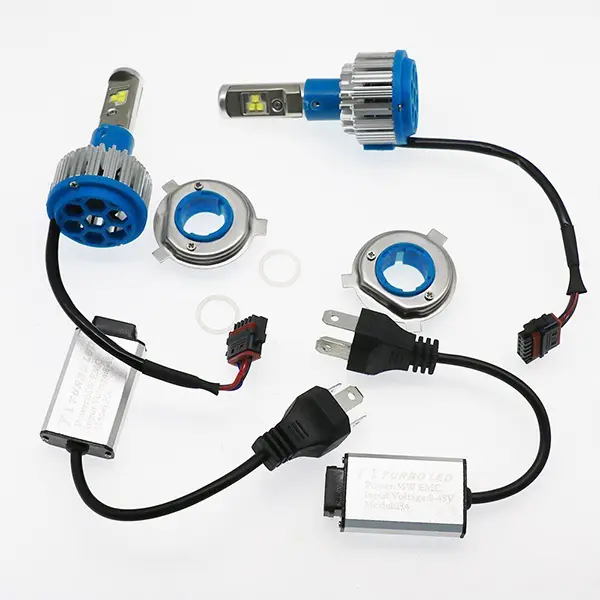 TURBO LED Headlight T1 H4 6000K Car LED Headlight - ido.lk