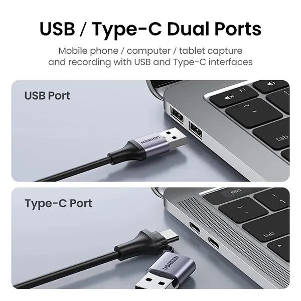 UGREEN Video Capture Card 1080P 40189 USB / USB C - ido.lk