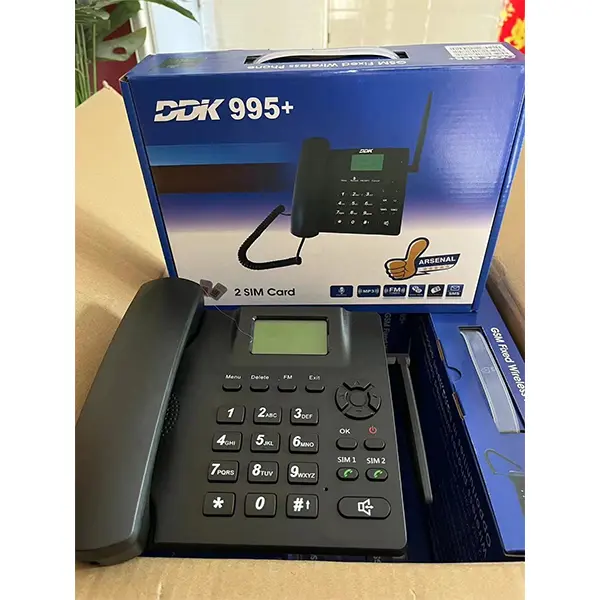 DDK 995+ GSM Dual SIM Phone Fixed Wireless Telephone - ido.lk