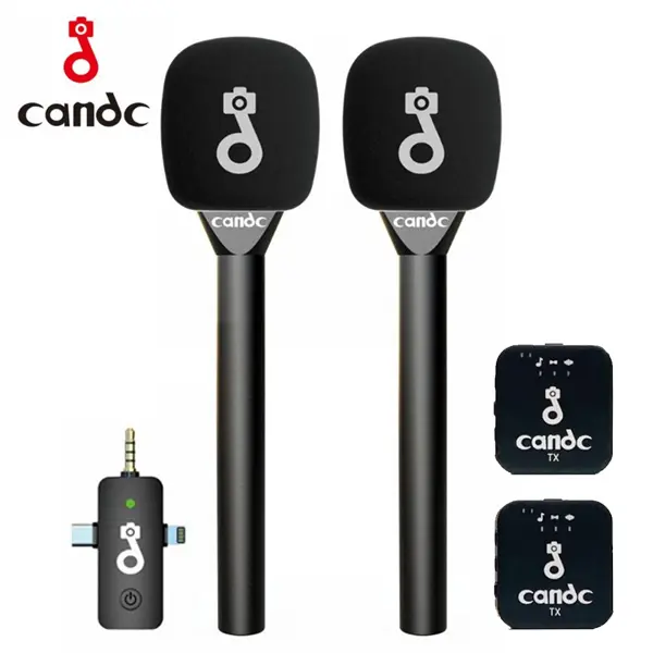 Candc Dual MIC Wireless Interview Microphone Price in Sri Lanka - ido.lk
