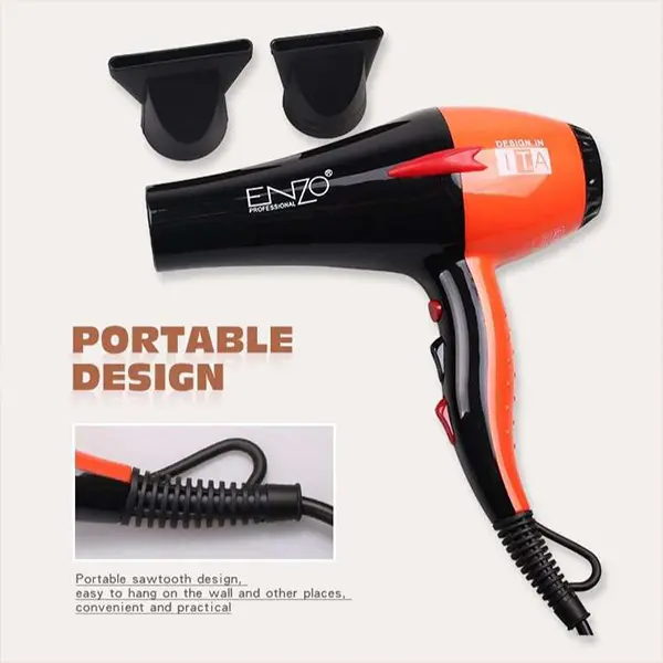 ENZO Professional Hair Dryer Super Fast Drying - ido.lk