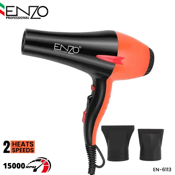 ENZO Professional Hair Dryer Super Fast Drying - ido.lk