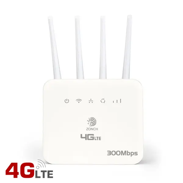 ZONCH B625 4G LTE WiFi Router with 4 Antennas 300Mbps - ido.lk